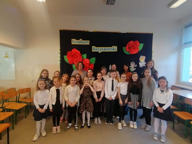 Szkolny Konkurs Recytatorski – Zespół Szkolno-Przedszkolny nr 12 w Rybniku